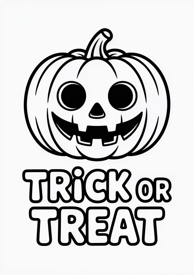 77+ Trick-Or-Treat Coloring Pages Free Coloring For Kids
