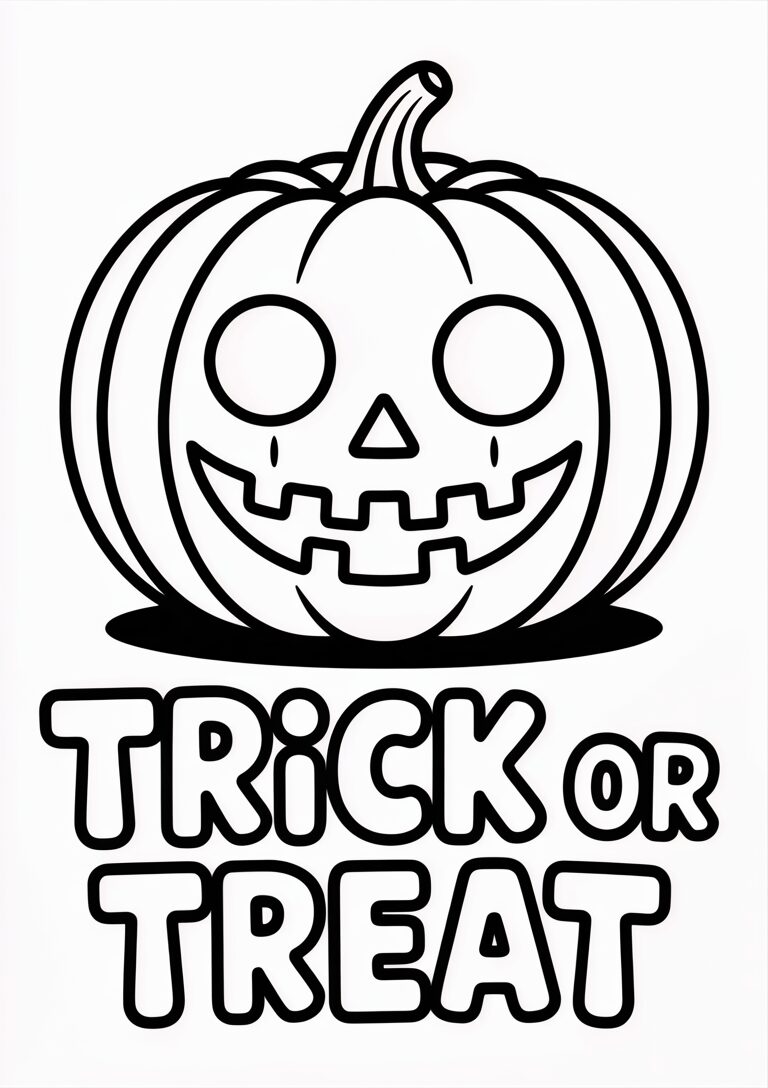 77+ Trick-Or-Treat Coloring Pages Free Coloring For Kids