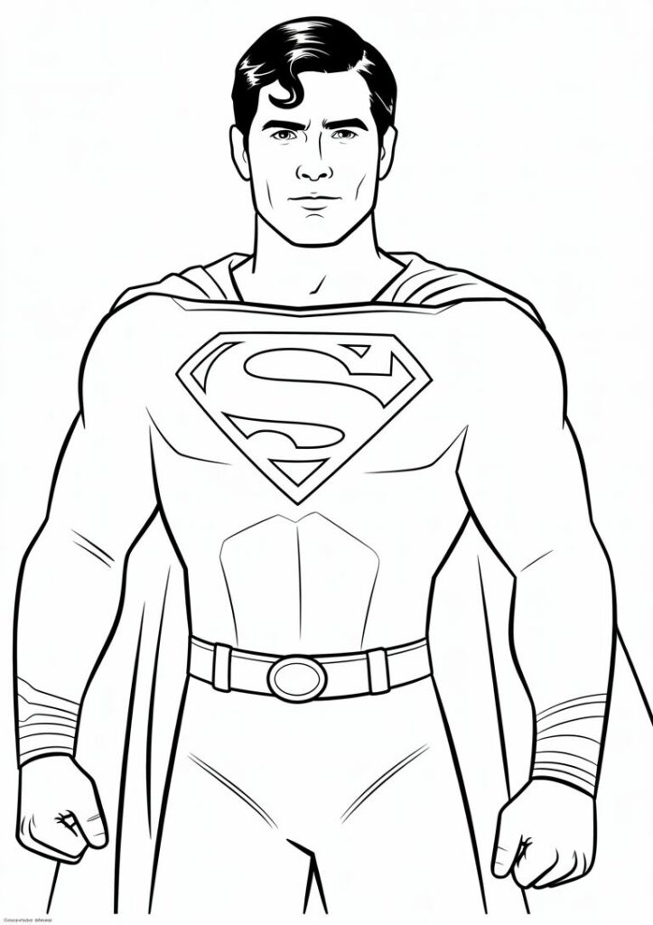 144+ Superman Coloring Pages Free For Kids Coloring Sheets