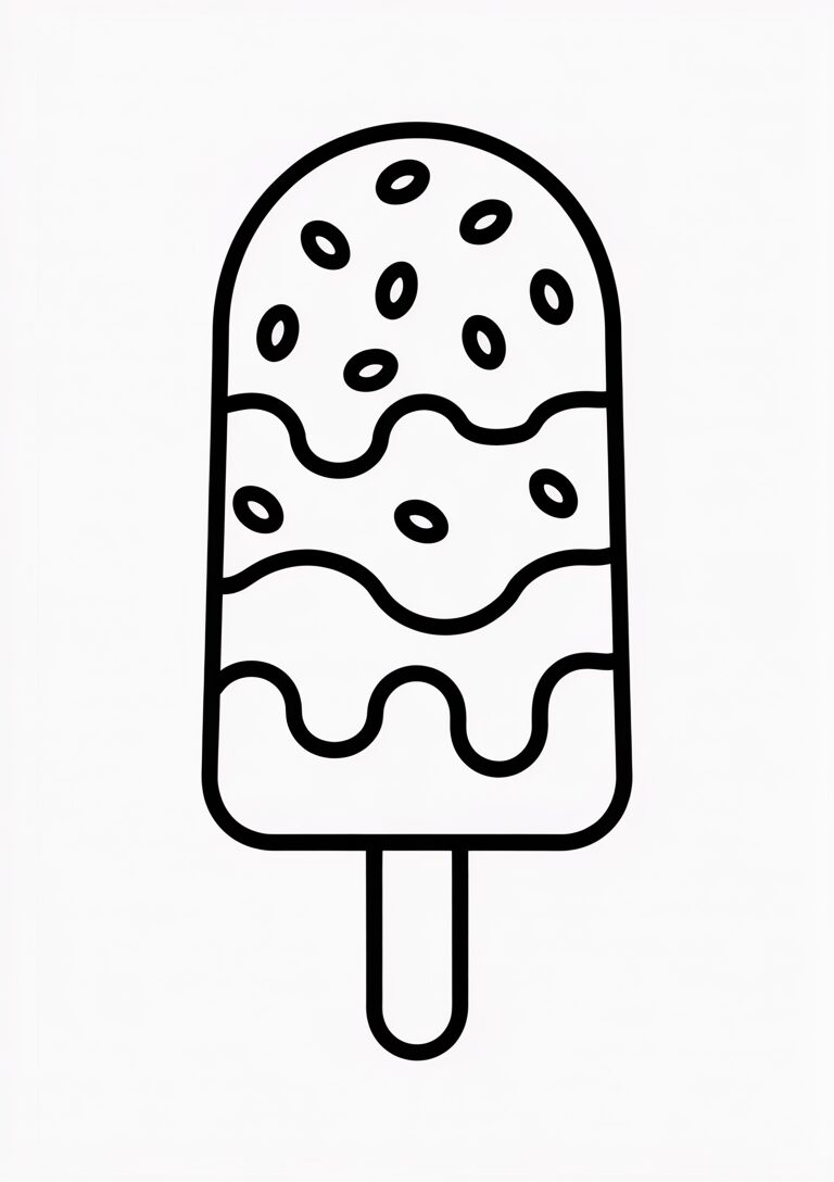 TOP 330+ Ice Cream Coloring Pages Super Cute