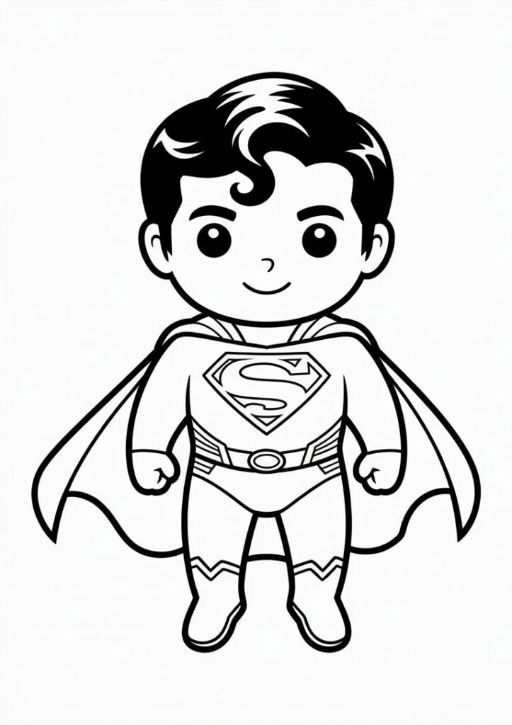 144+ Superman Coloring Pages Free For Kids Coloring Sheets
