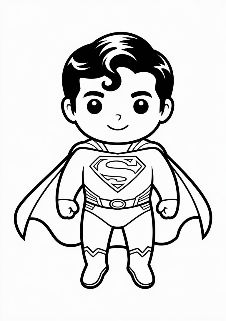 144+ Superman Coloring Pages Free For Kids Coloring Sheets