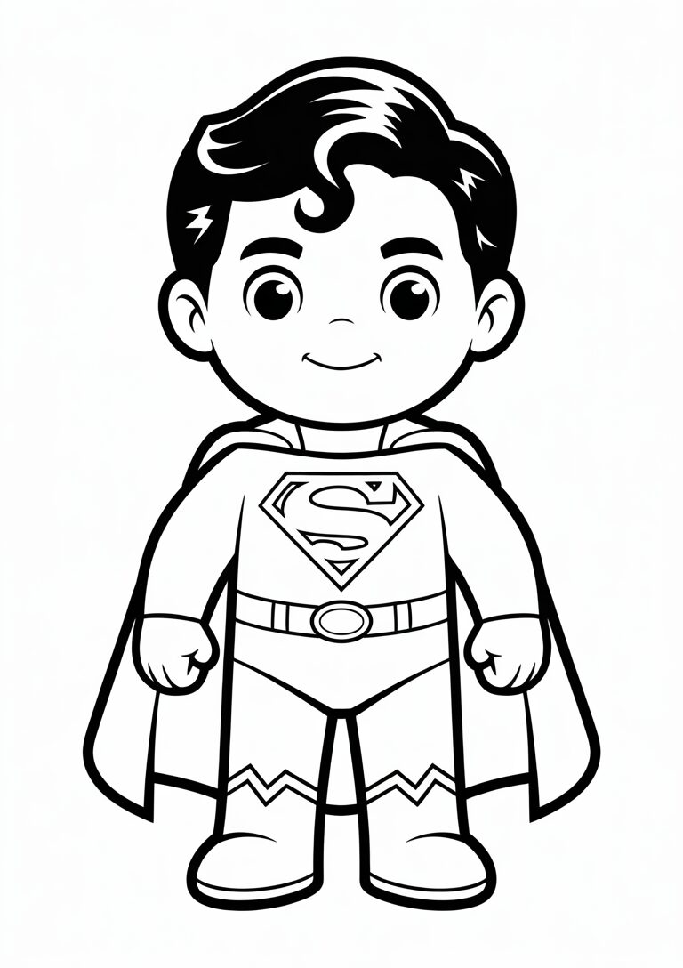 144+ Superman Coloring Pages Free For Kids Coloring Sheets