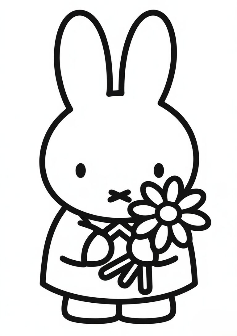 71+ Miffy Coloring Pages Fee Coloring Sheets For Kids