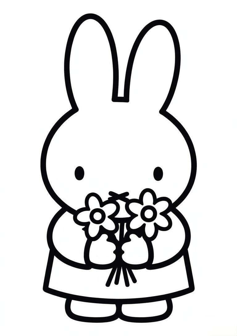 71+ Miffy Coloring Pages Fee Coloring Sheets For Kids