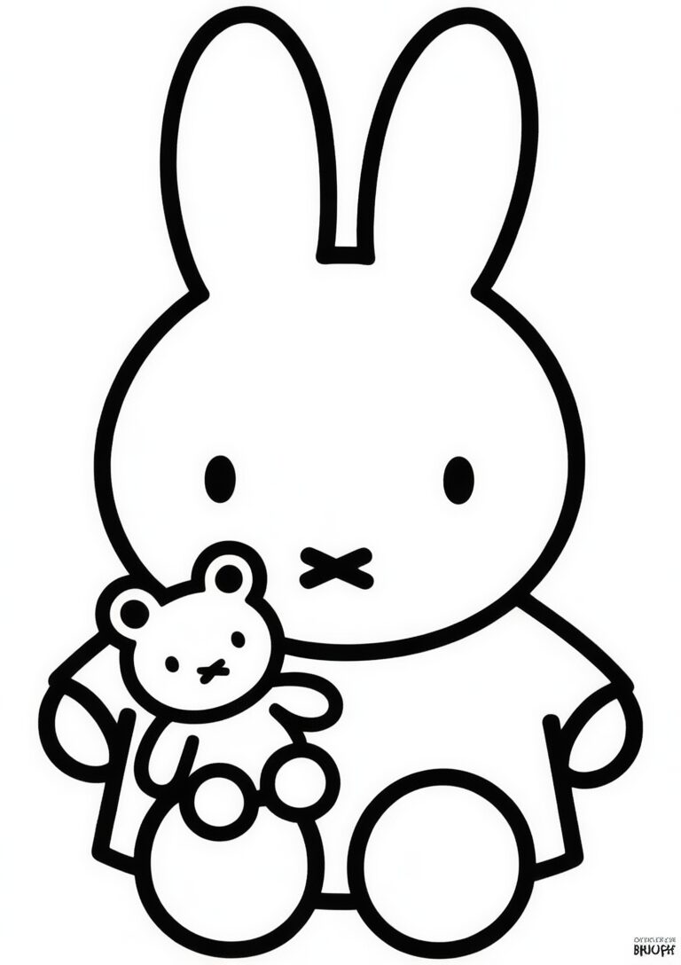 71+ Miffy Coloring Pages Fee Coloring Sheets For Kids