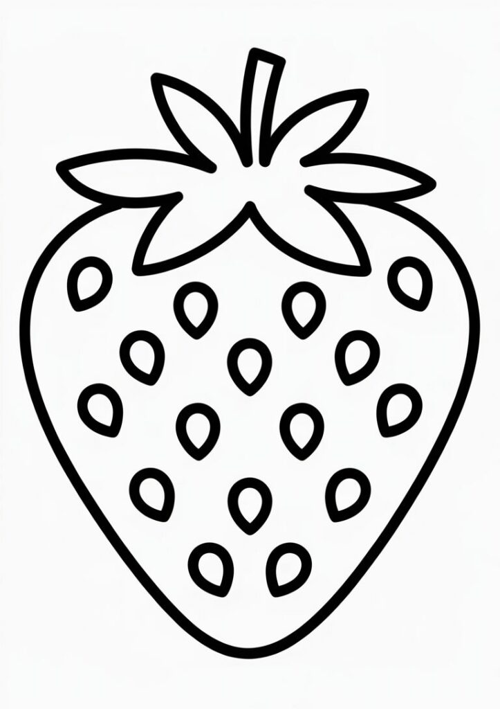134+ Strawberry Coloring Pages Free Coloring Sheets