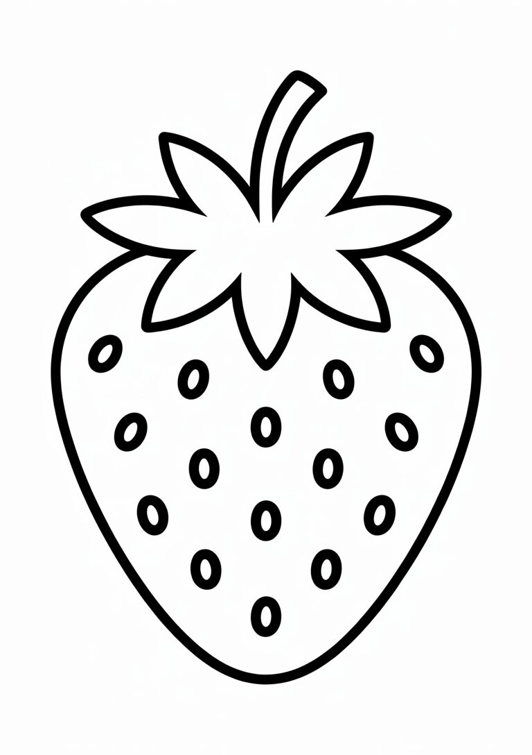 134+ Strawberry Coloring Pages Free Coloring Sheets