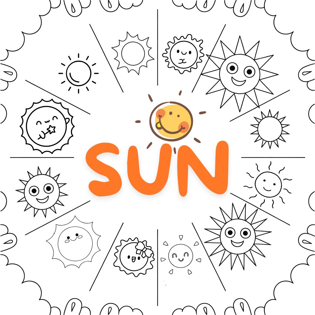 105+ Sun Coloring Pages Free Coloring Books Online