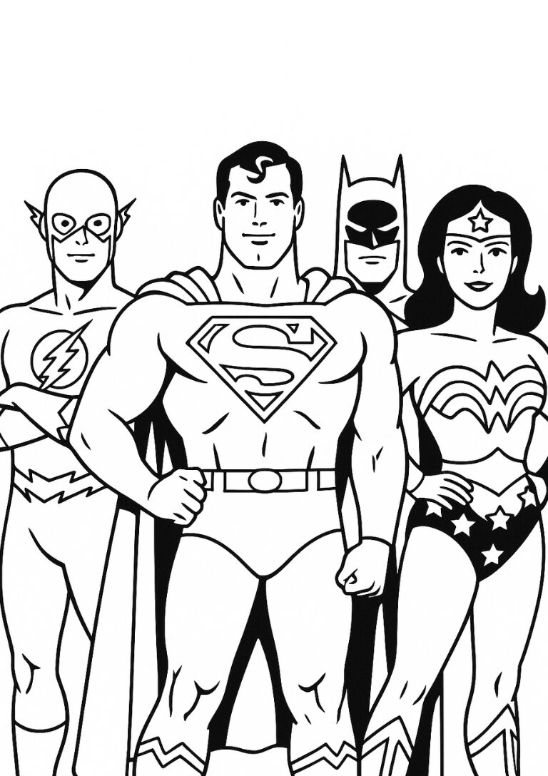 144+ Superman Coloring Pages Free For Kids Coloring Sheets