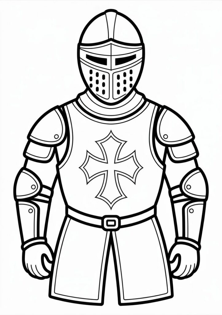 86+ Knight Coloring Pages Free Coloring For kids