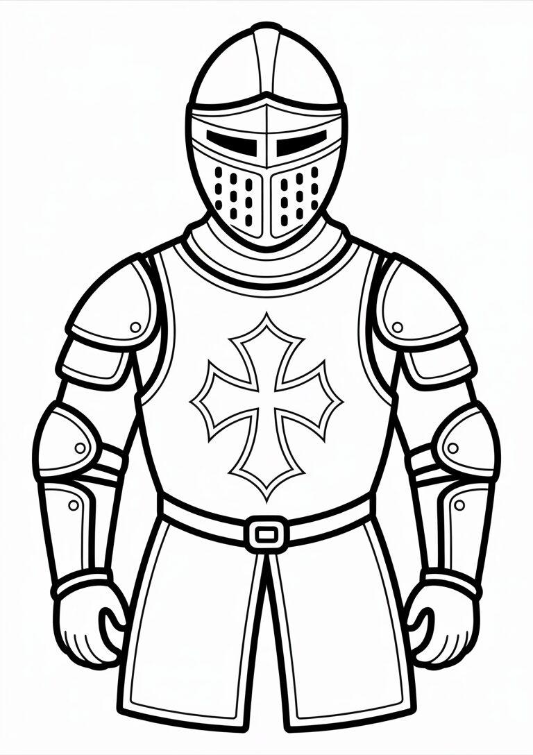 86+ Knight Coloring Pages Free Coloring For kids