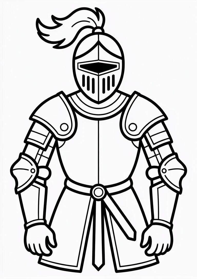 86+ Knight Coloring Pages Free Coloring For kids