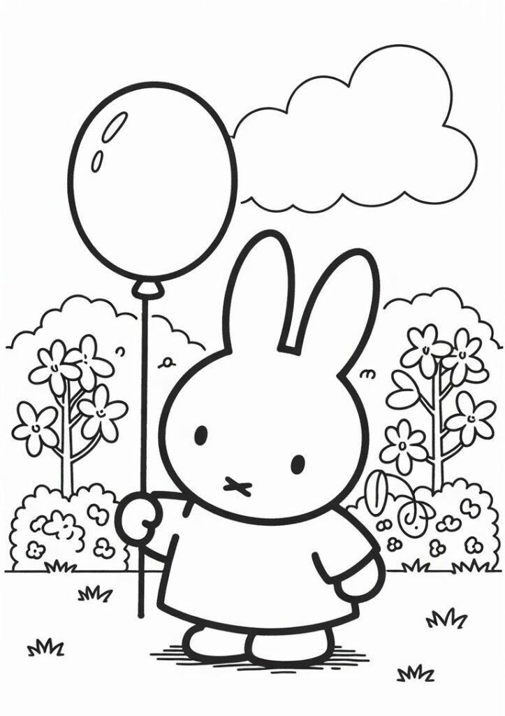 71+ Miffy Coloring Pages Fee Coloring Sheets For Kids