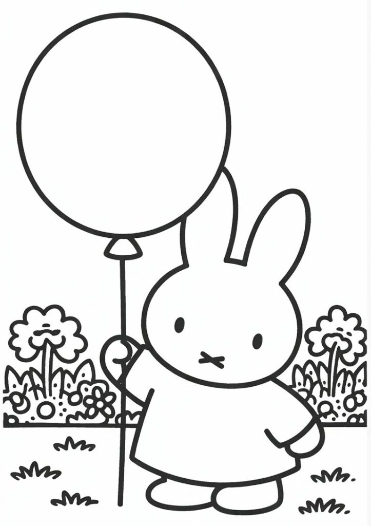 71+ Miffy Coloring Pages Fee Coloring Sheets For Kids