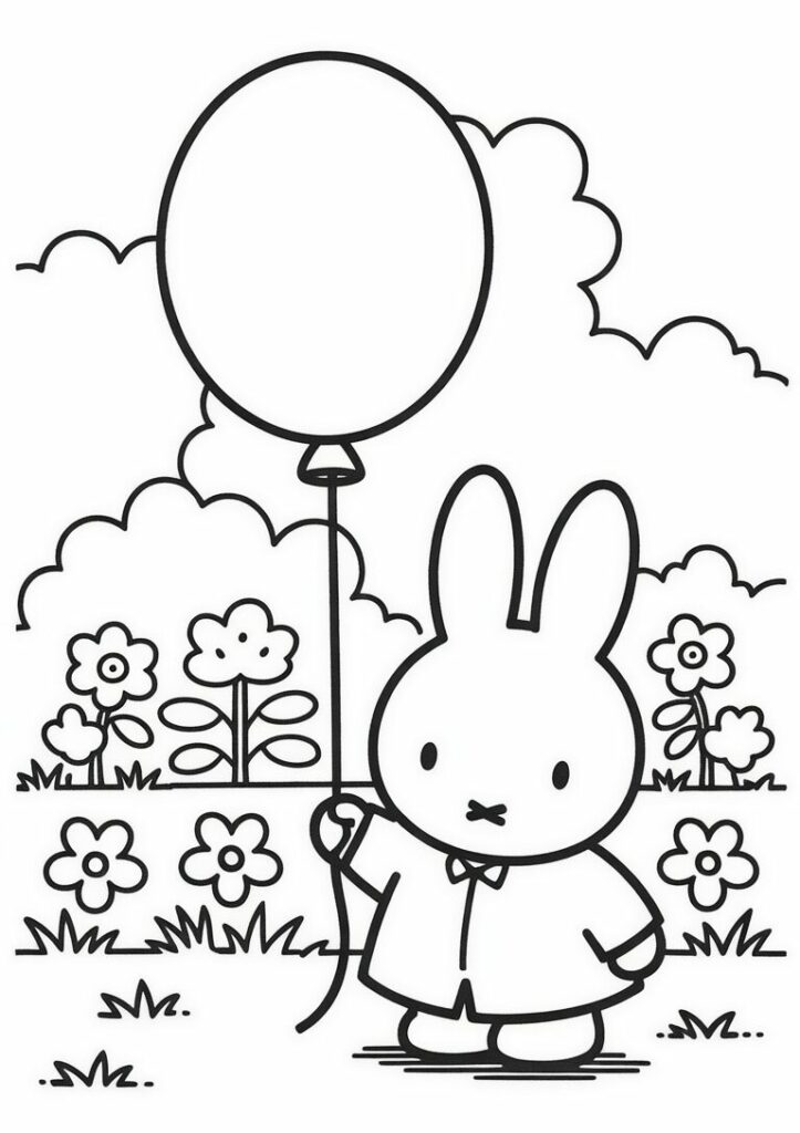 71+ Miffy Coloring Pages Fee Coloring Sheets For Kids