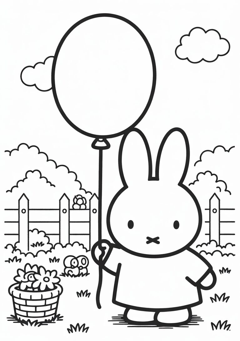 71+ Miffy Coloring Pages Fee Coloring Sheets For Kids