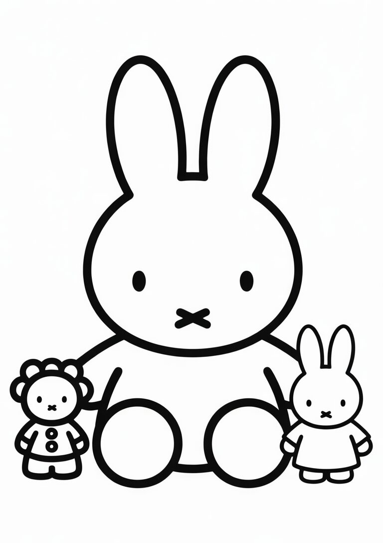 71+ Miffy Coloring Pages Fee Coloring Sheets For Kids