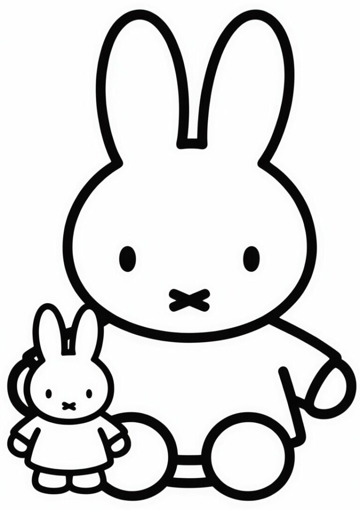 71+ Miffy Coloring Pages Fee Coloring Sheets For Kids