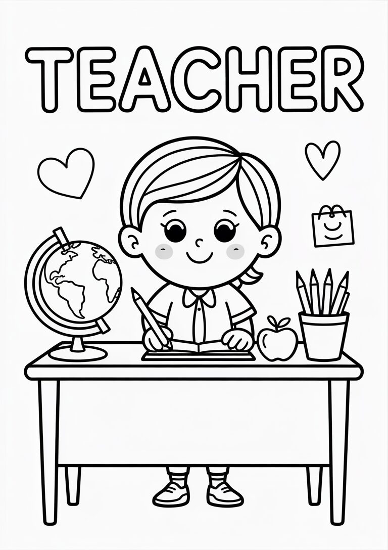 97+ Teacher Coloring Pages Free Coloring Sheets