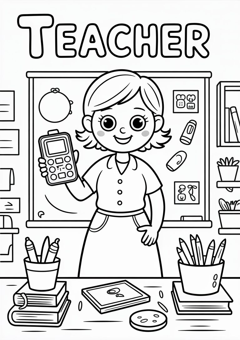 97+ Teacher Coloring Pages Free Coloring Sheets
