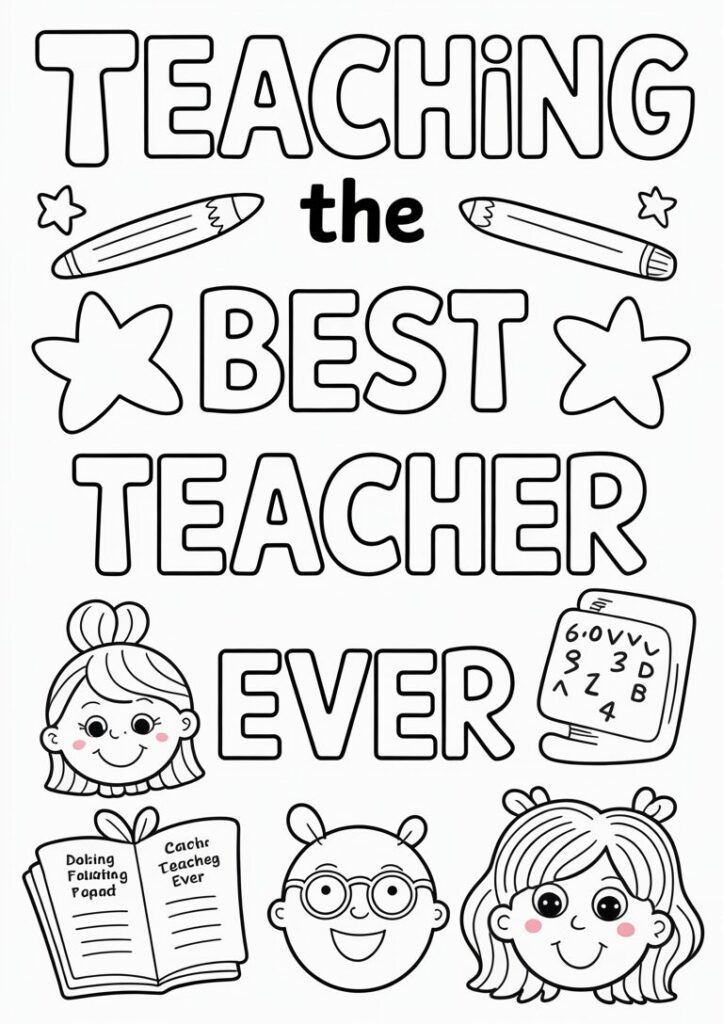 97+ Teacher Coloring Pages Free Coloring Sheets
