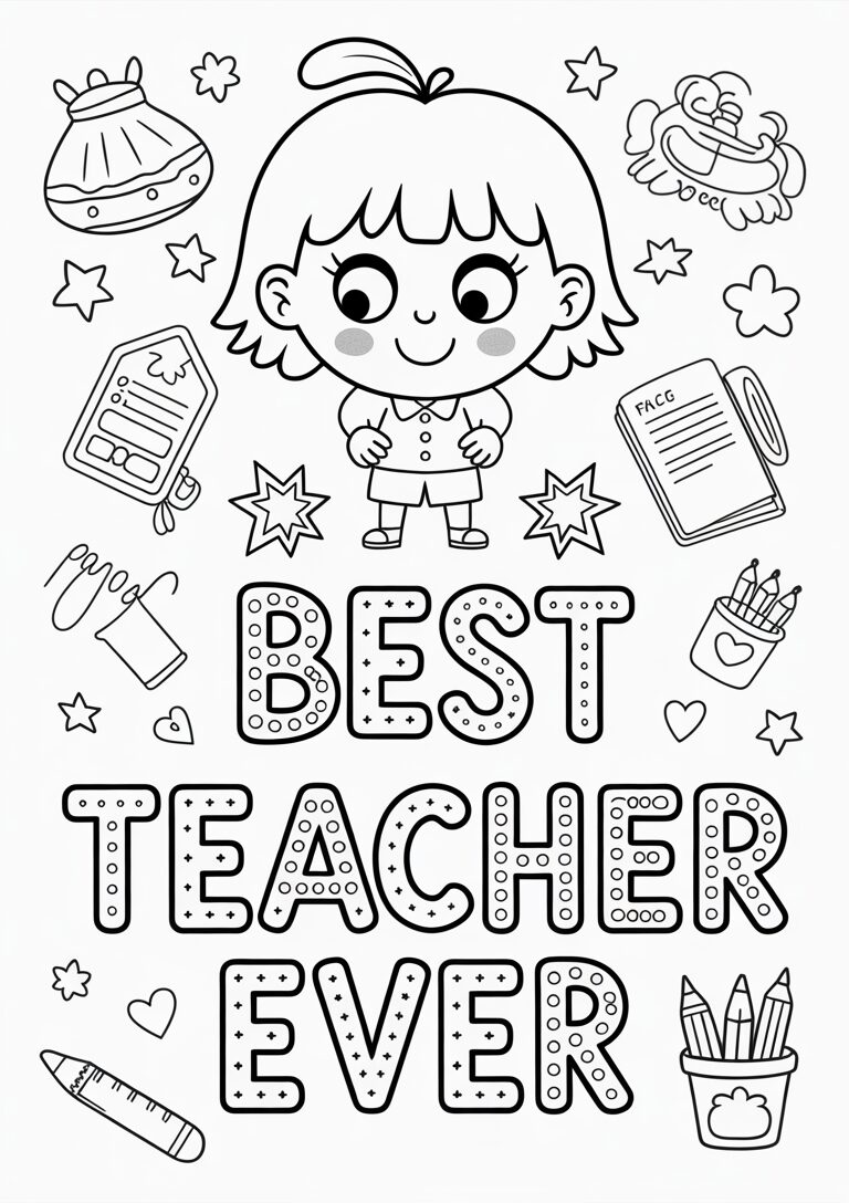 97+ Teacher Coloring Pages Free Coloring Sheets